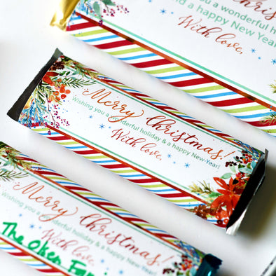 Christmas Chocolate Candy Bar Wrapper – Ministering Printables