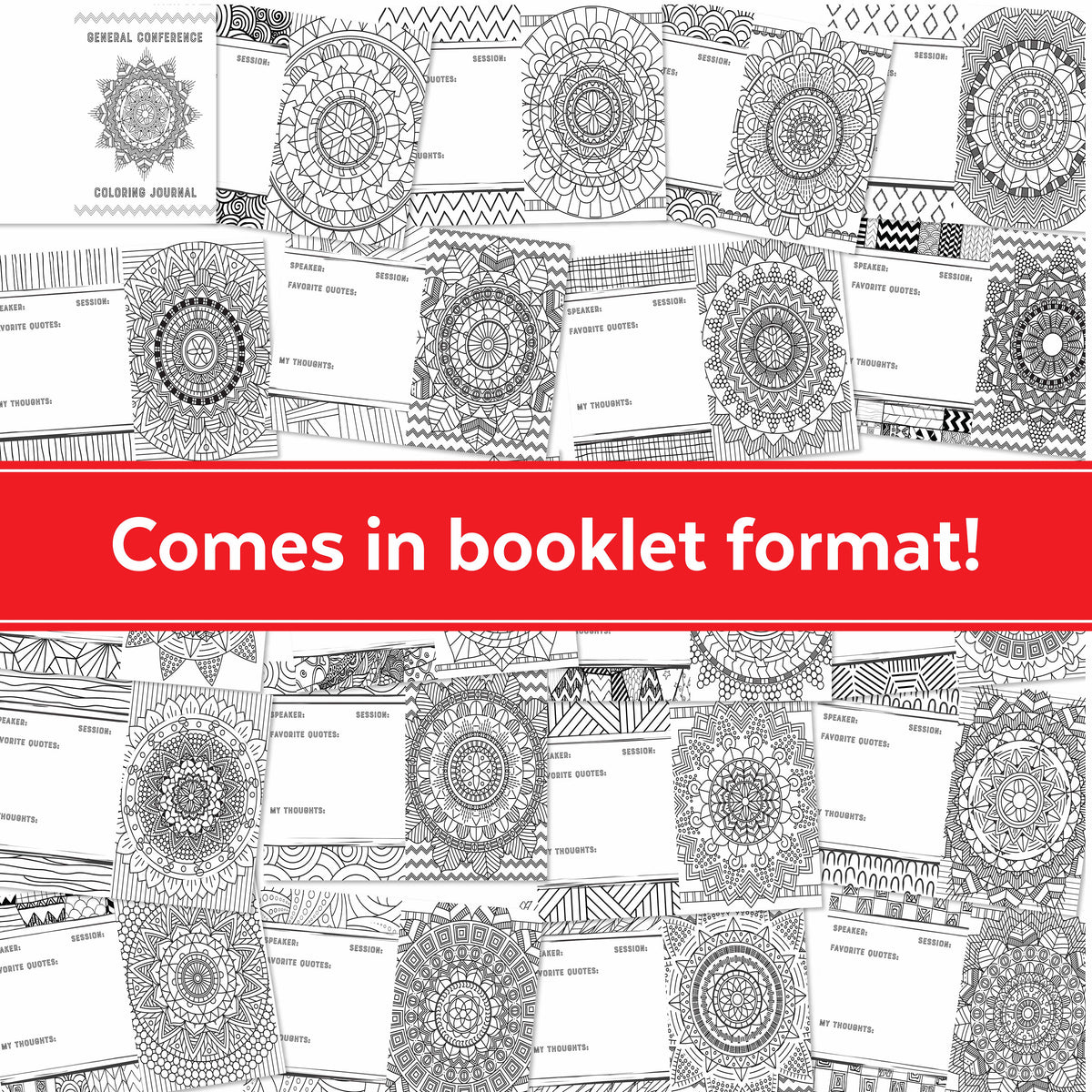 General Conference Coloring Journal – Ministering Printables