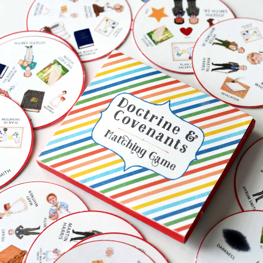 Doctrine and Covenants Matching Game {Spot It Style} | LDS Games Activ ...