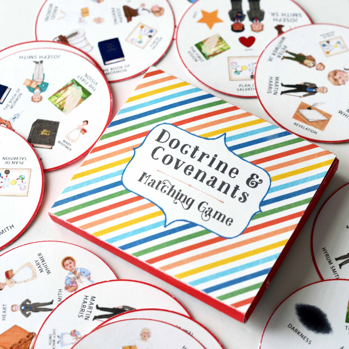 Doctrine and Covenants Matching Game {Spot It Style} | LDS Games Activ ...