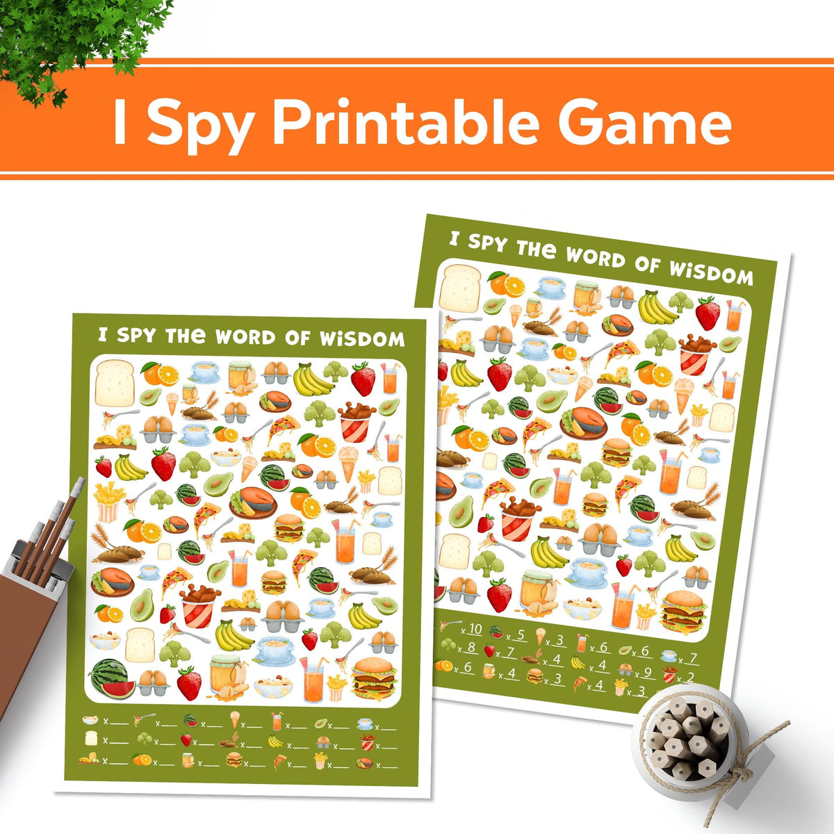 The Word of Wisdom Activities & Lesson Printable Kit – Ministering ...