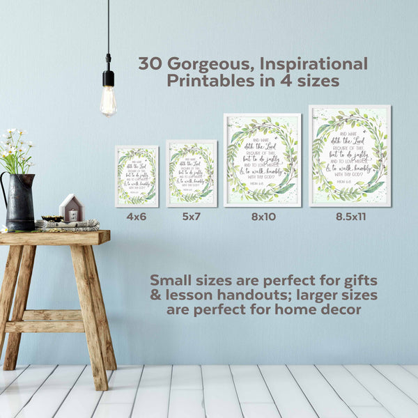 The Massive Old Testament Bible Inspirational Printable Bundle ️ ...