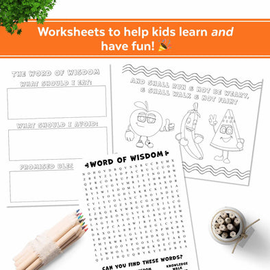 The Word of Wisdom Activities & Lesson Printable Kit – Ministering ...