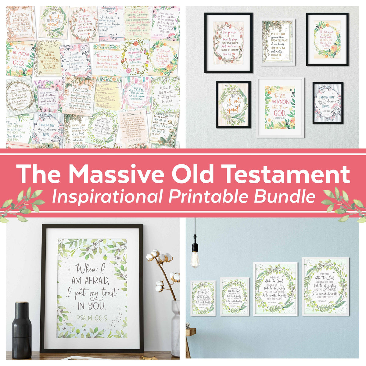 The Massive Old Testament Bible Inspirational Printable Bundle ️ ...