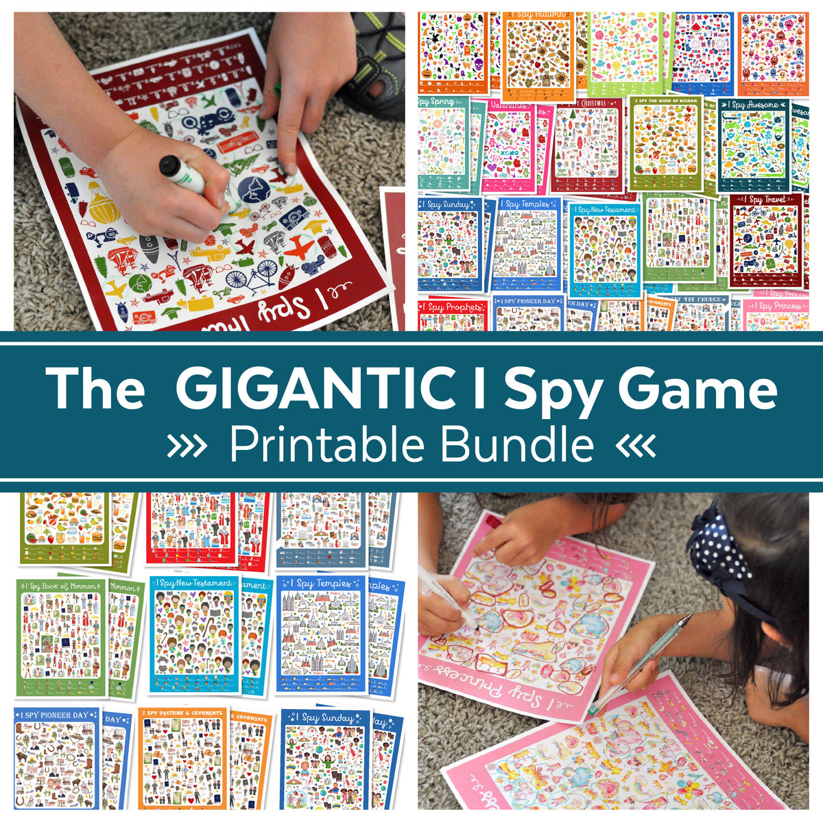 The Gigantic I Spy Printable Bundle 🎉 – Ministering Printables