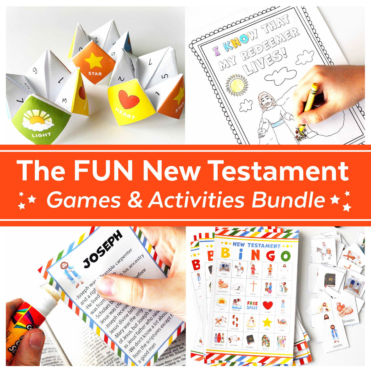 The FUN New Testament Games And Activities Bundle – Ministering Printables