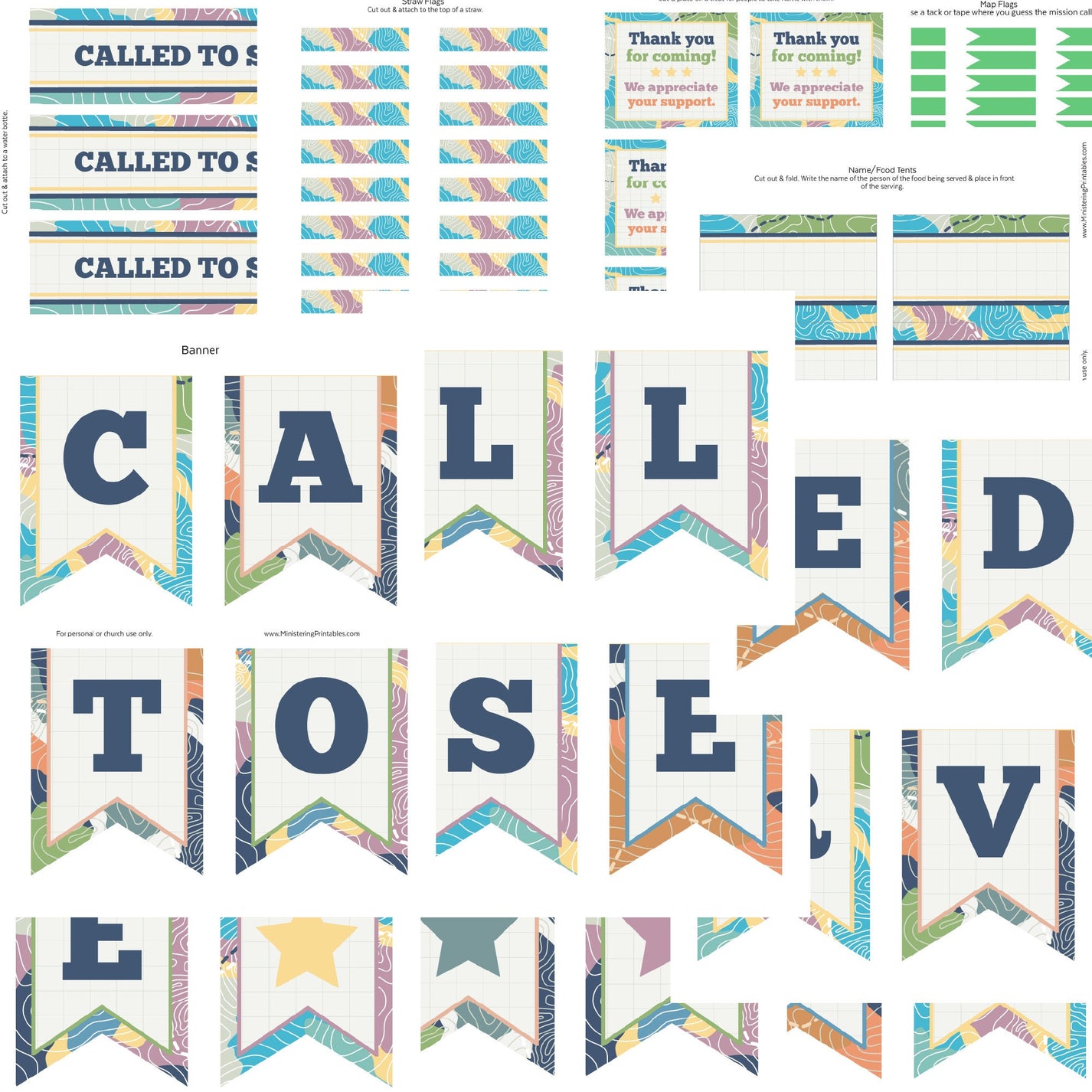 Called to Serve LDS Mission Call Printable Kit – Ministering Printables