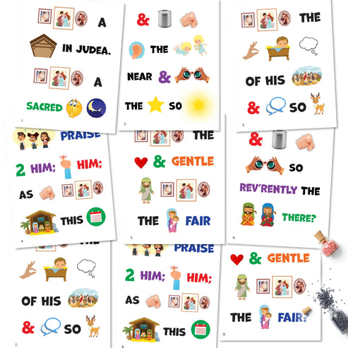 Picture A Christmas Primary Song Chart Singing Time Flipchart ...