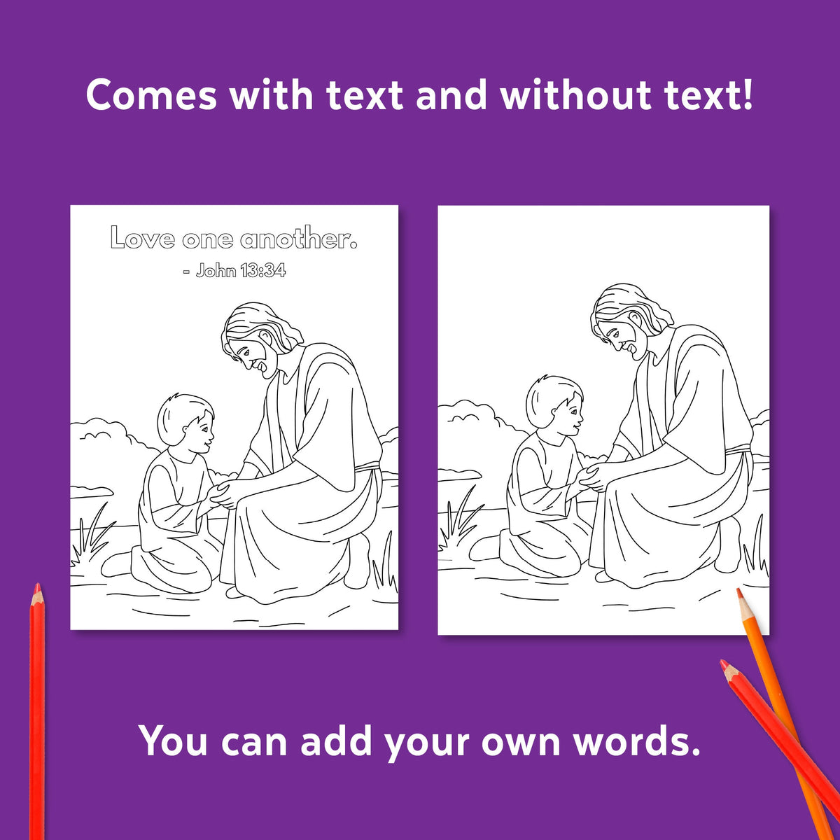 Jesus Coloring Pages – Ministering Printables